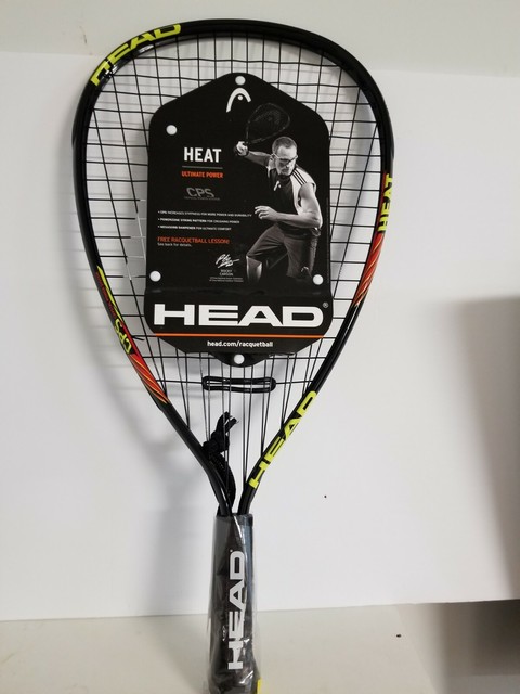 2x HEAD Heat CPS Ultimate Power Racquetball Racquet Rocky Carson 22 ...