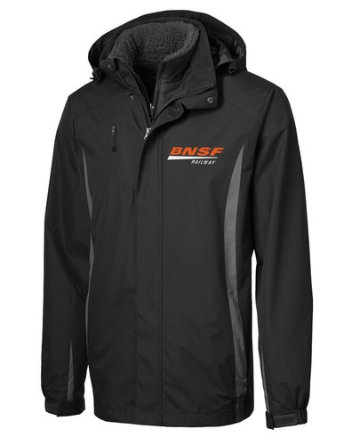 BNSF MODERN LOGO Embroidered on Front and Back Jacket by JELSMA GRAPHIC ...