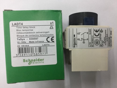 One New SCHNEIDER LADT4 10-180s Time Delay Block Expedited Shipping In ...