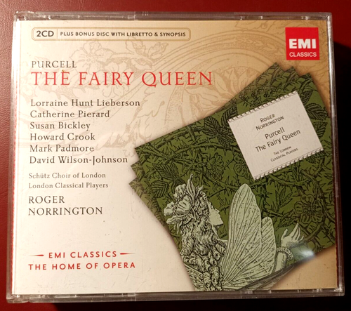 Henry Purcell: The Fairy Queen, Roger Norrington - 2011 2-disc CD + CD ...
