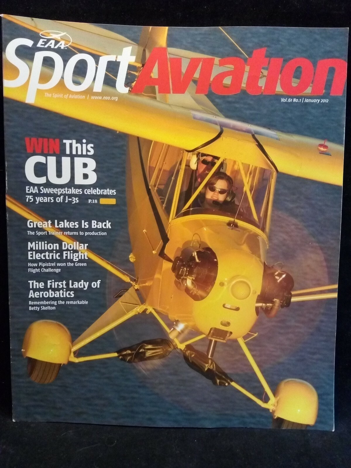 EAA Sport Aviation Magazine January 2012 75 Years Of J-3s | eBay
