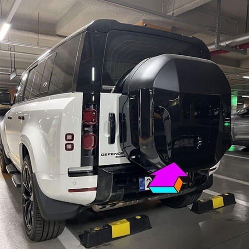 Square Spare Tire Cover fits for Defender 90 110 130 2020-2024 ...
