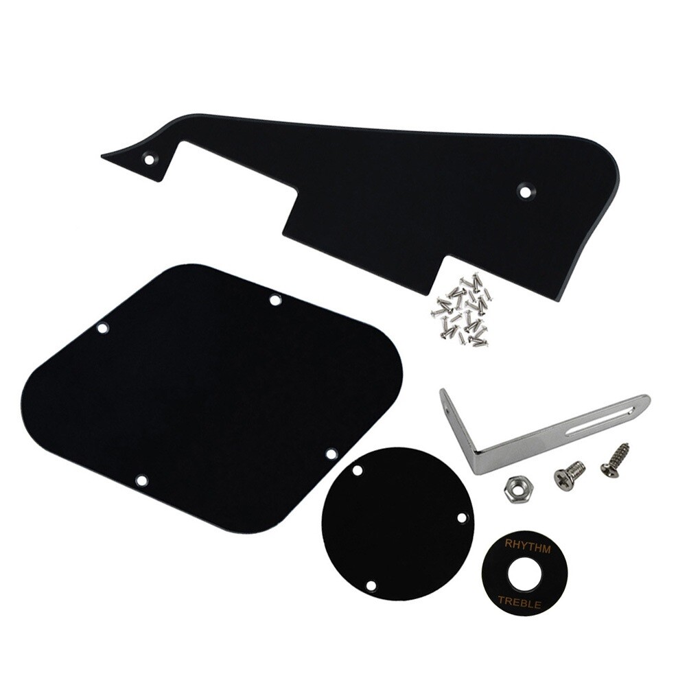 CLEARNACE Black 1ply Scratch plate Cavity Covers and Switch Ring ...