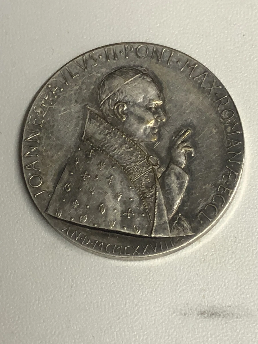 Silver Religious Medals From The Vatican