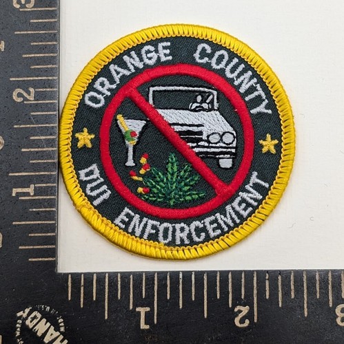 Orange County DUI Enforcement Patch – Car Drink Palm Tree No Alcohol | eBay