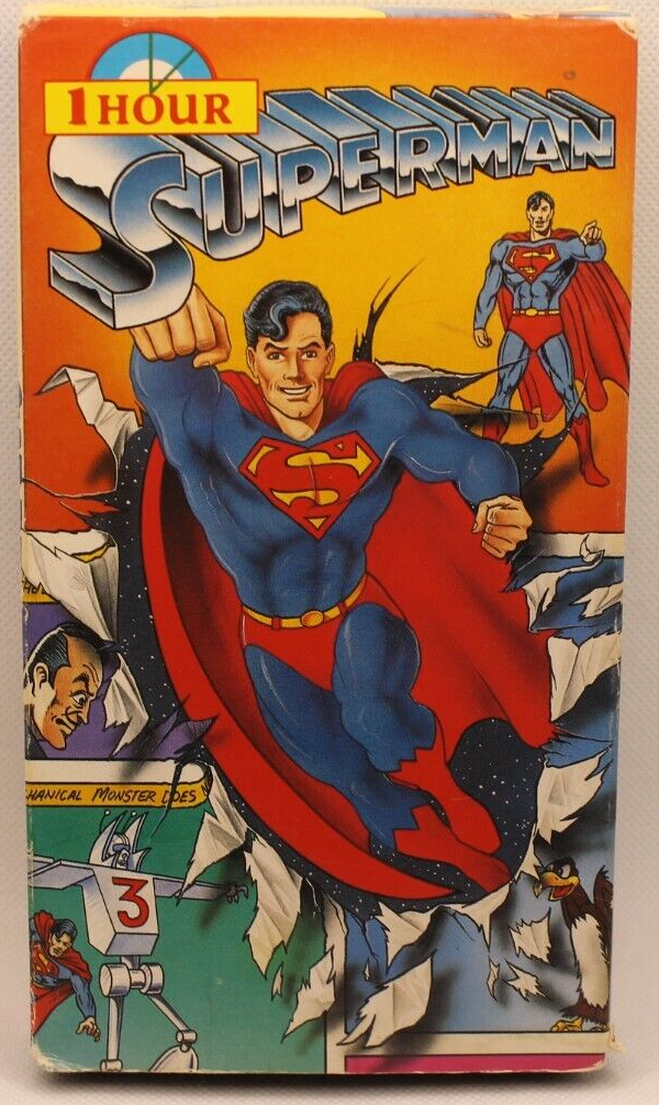 Superman VHS 1992 Kids Klassics 8 1940s Max Fleischer Animated Serials ...