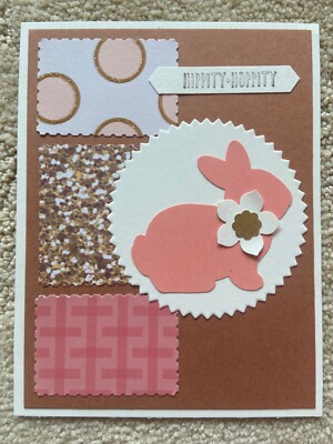 Easter bunny punch spring card kit of 6 made w/ Stampin' Up! | eBay