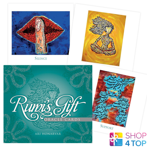 RUMI'S GIFT ORACLE CARDS DECK BOOK SCHIFFER PUBLISHING ARI HONARVAR NEW | eBay