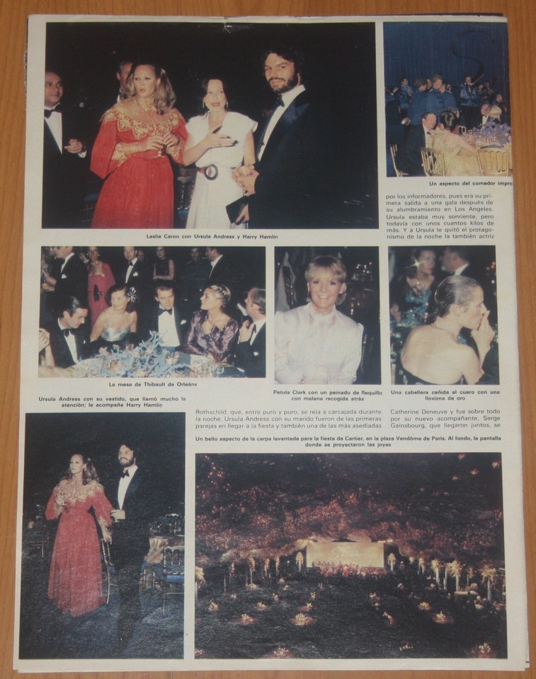 URSULA ANDRESS magazine articles clippings 1960s/1980s photos actress ...