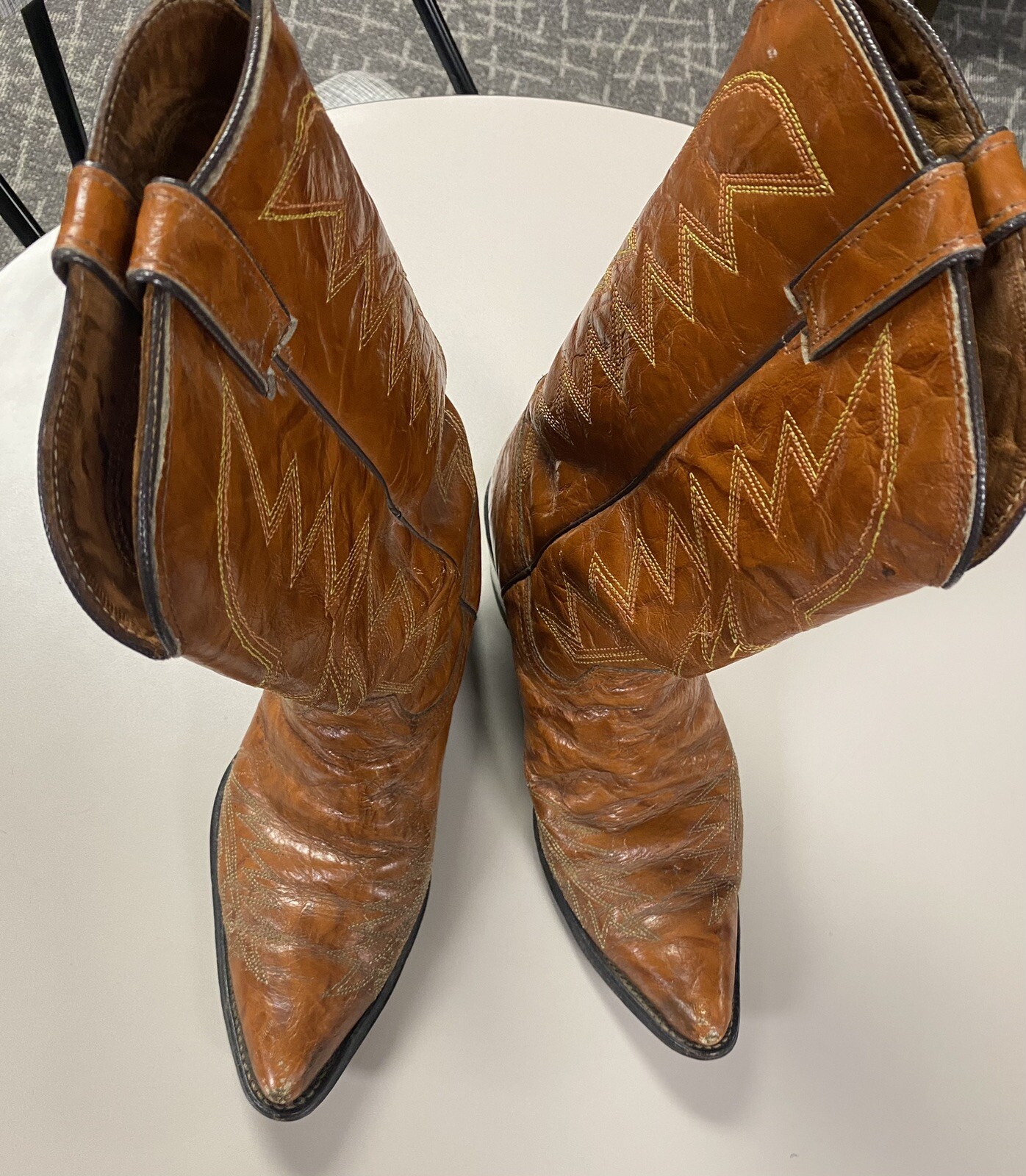 Laredo Cowboy Boots Style 5369 10D Mens Brown Tan Leather Boot Barn | eBay