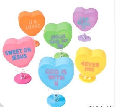 Set of 6 Religious Conversation Heart Pop-Ups (Free Shipping with 6 ...