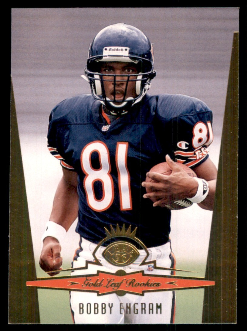 1996 Leaf Gold Leaf Rookies Football Card Bobby Engram Chicago Bears #4 ...