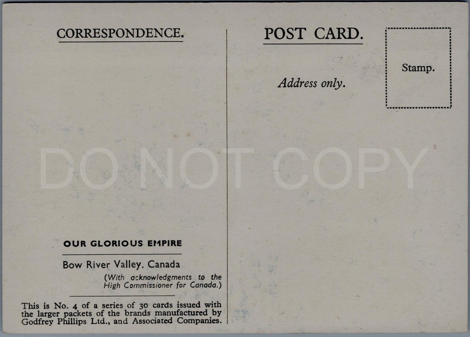 Artistic Vintage Postcard Bow River Valley Alberta Canada Landscape | eBay