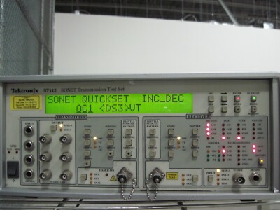 ST112 ( W. OPT.) SONET TRANSMISSION TEST SET OPTIONS 04, 08,IM,4C | eBay