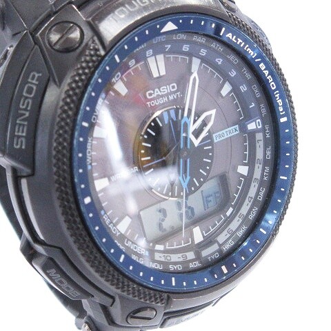 Casio Protrek Watch Digiana 3 Hand Tough Solar Radio Wave PRW-5000Y ...