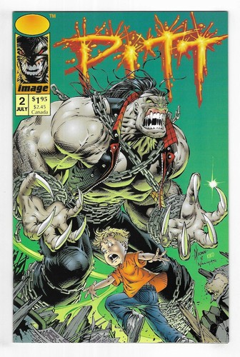 Pitt #2 IMAGE COMIC BOOK First print 1st series Superhero CIRCA 1993 ...
