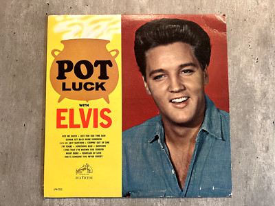 VINTAGE ELVIS PRESLEY POT LUCK WITH ELVIS RCA VICTOR LPM-2523 MONO 1962 ...
