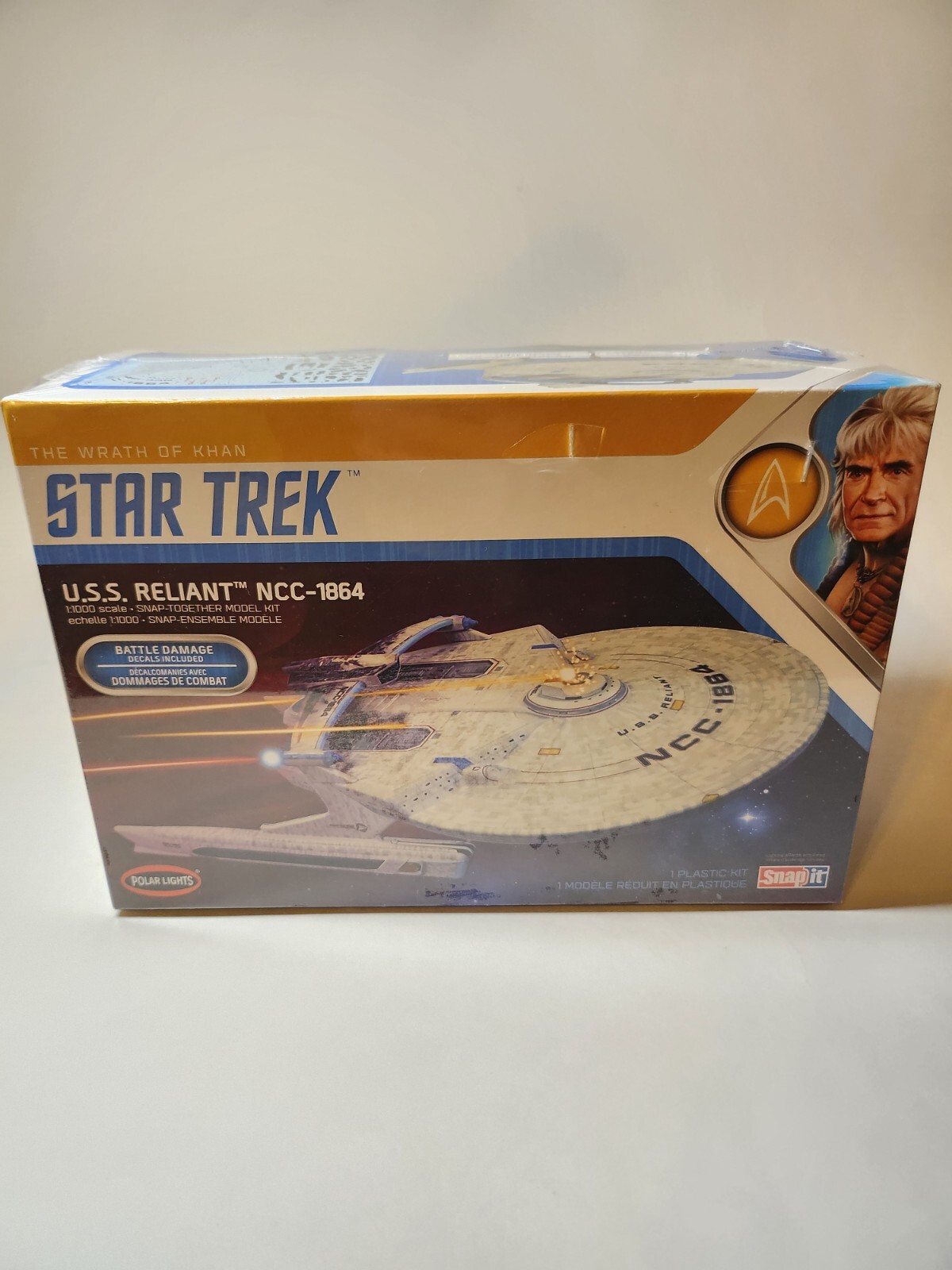 Polar Lights Star Trek U.S.S. Reliant Wrath of Khan Edition 1:1000 ...