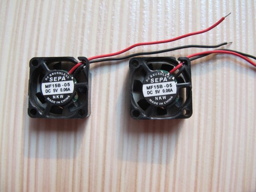 2pcs Raspberry Pi Micro Fan 15x15x4.5 mm DC 5V Micro Mini Small for ...