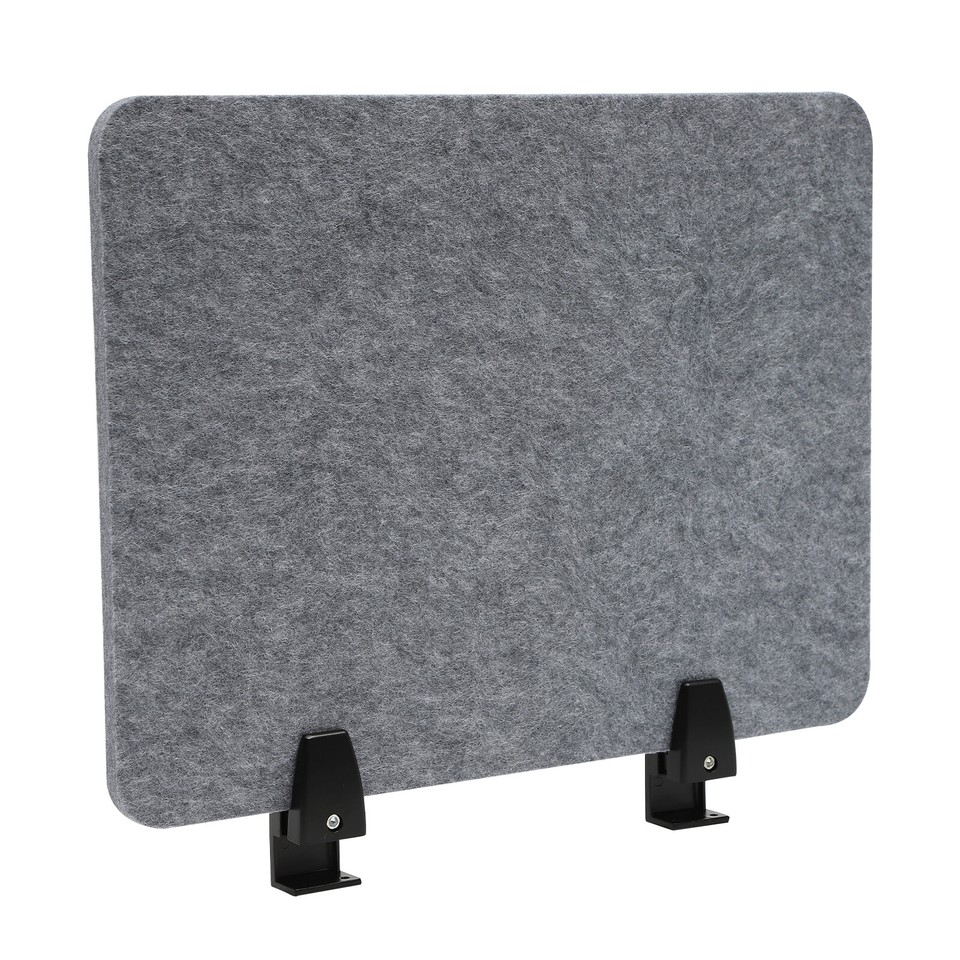 4PC Modern Stand Up Divider Clamp-On Acoustic Desk Divider Mounted ...