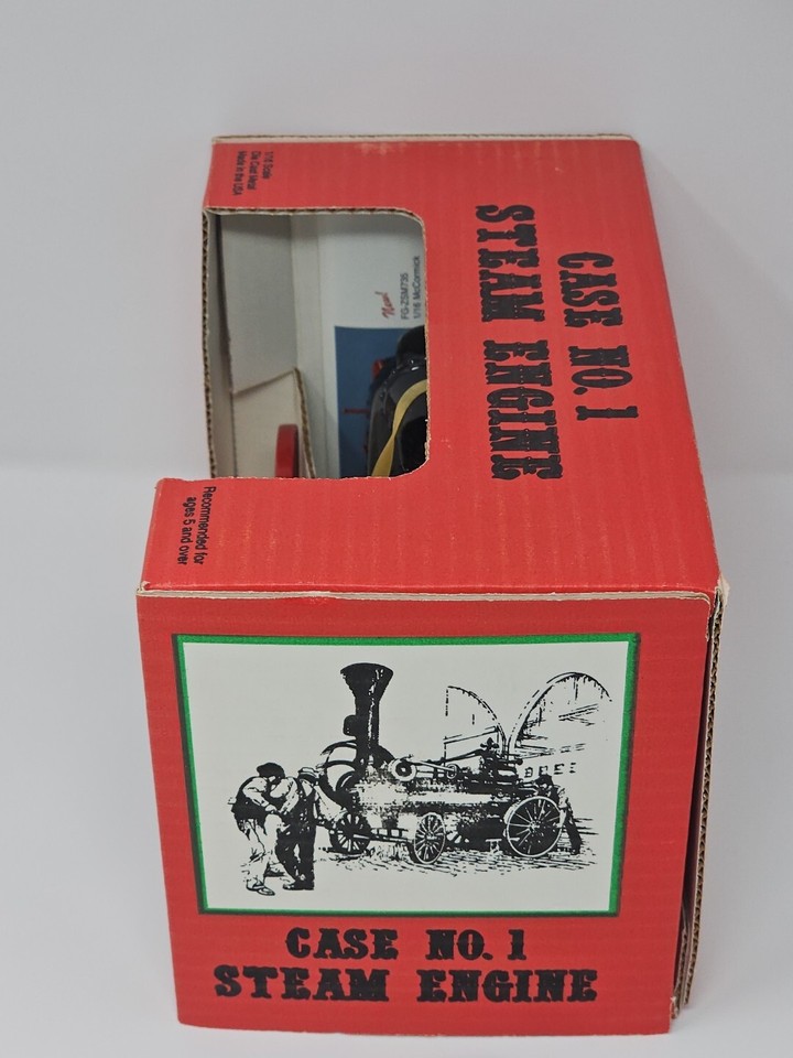 VINTAGE SCALE MODELS ERTL CASE NO. 1 STEAM ENGINE DIECAST 1:16 SCALE ...