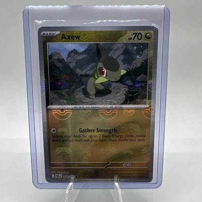 Axew Master Ball Reverse Holo BLK 068/086 Black Bolt Pokemon Card ...