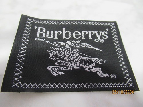 BURBERRY 1 Designer Tag LABEL Replacement Sewing Accessories | eBay