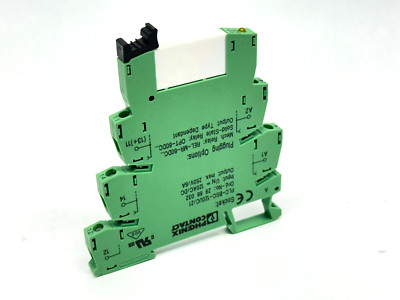 Phoenix Contact PLC-BSC-120UC/21 Relay Base 2966032 w/ 2961118 6A 250V ...