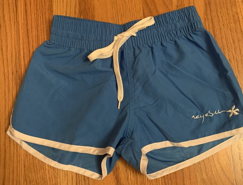 Raya Sun Girls Shorts Blue White Stretch Waist Swim, Athletic, Casual ...