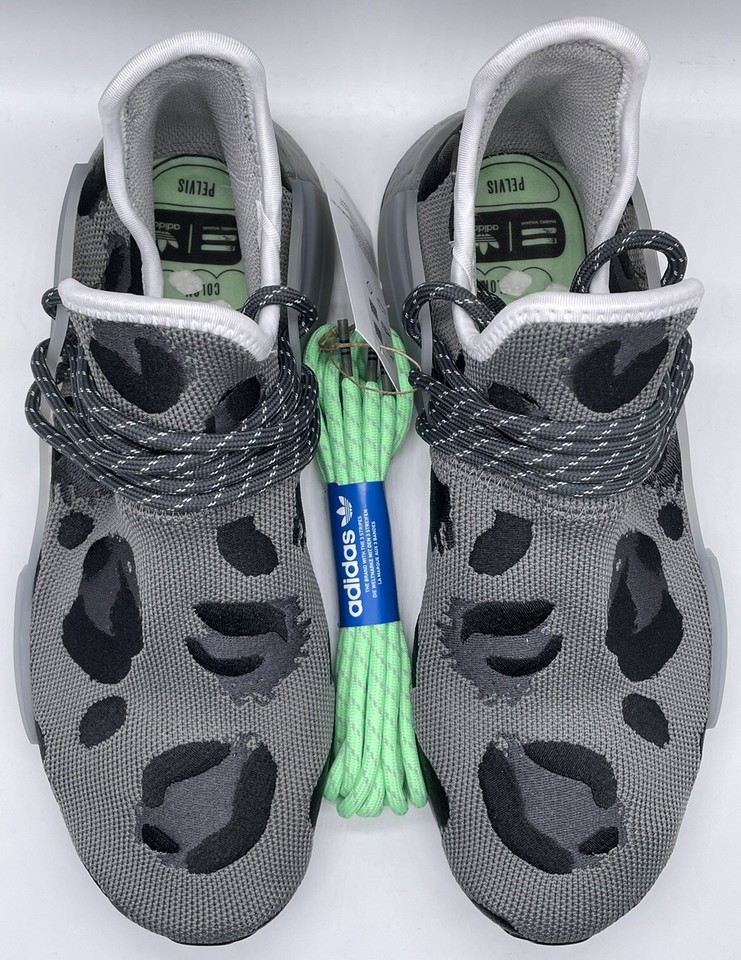 adidas Pharrell x NMD Human Race Animal Print Ash ID1531 Size 8.5 NWOB ...