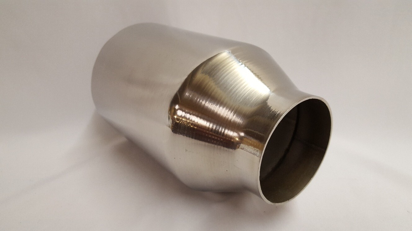 GOLF Mk4 Mk5 4" 101mm R32 Style Custom Tailpipe Tip Twin Exhaust Dual ...