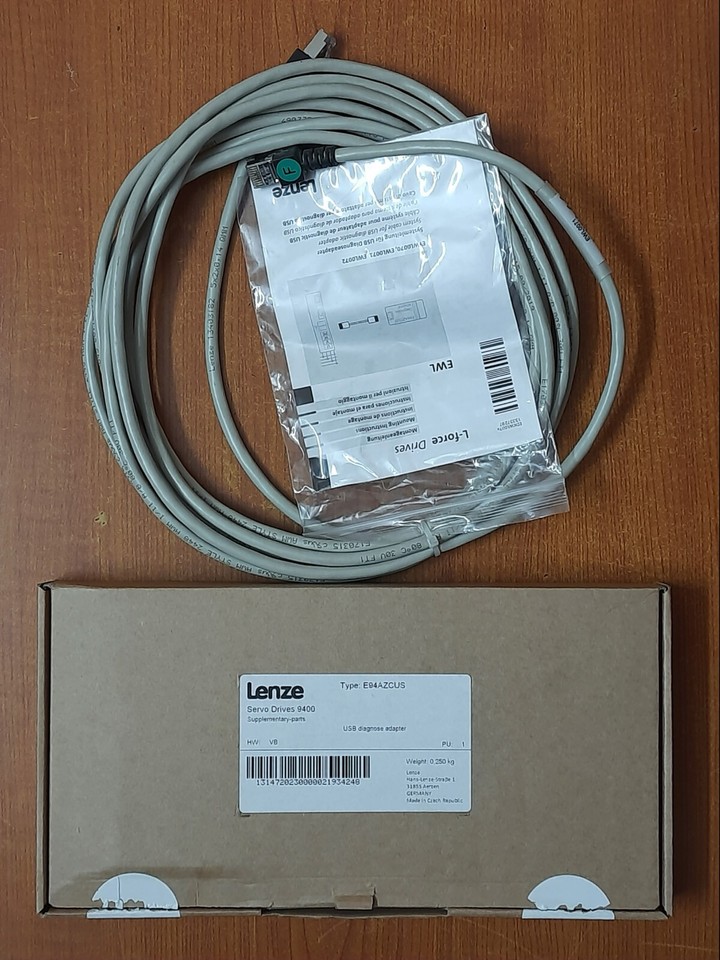 Lenze 9400 UBS Diagnostic adapter Type: E94AZCUS with cable Type ...