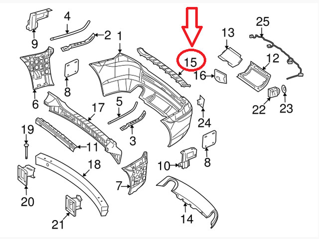 Genuine MERCEDES BENZ R W251 Rear AMG Bumper Loading Plate Cover ...