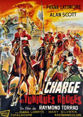affiche du film CHARGE DES TUNIQUES ROUGES (LA) 120x160 cm | eBay