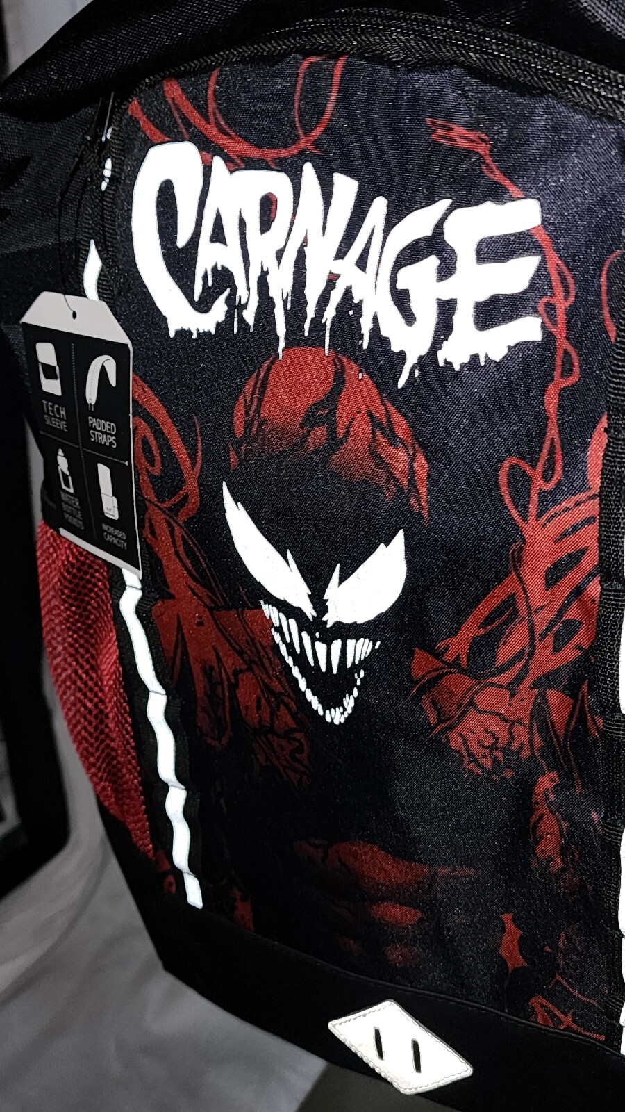 Marvel Bioworld Venom Carnage Backpack Reflective | eBay