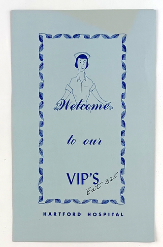 1960s Hartford CT Children's Hospital Rules For Parents Vintage ...