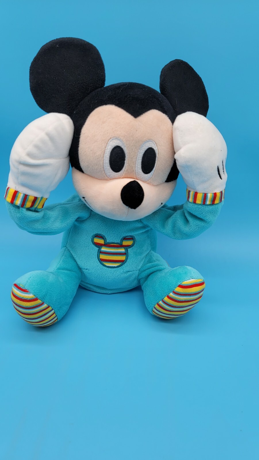 disney baby peek-a-boo mickey mouse plush infant toy stuffie | eBay
