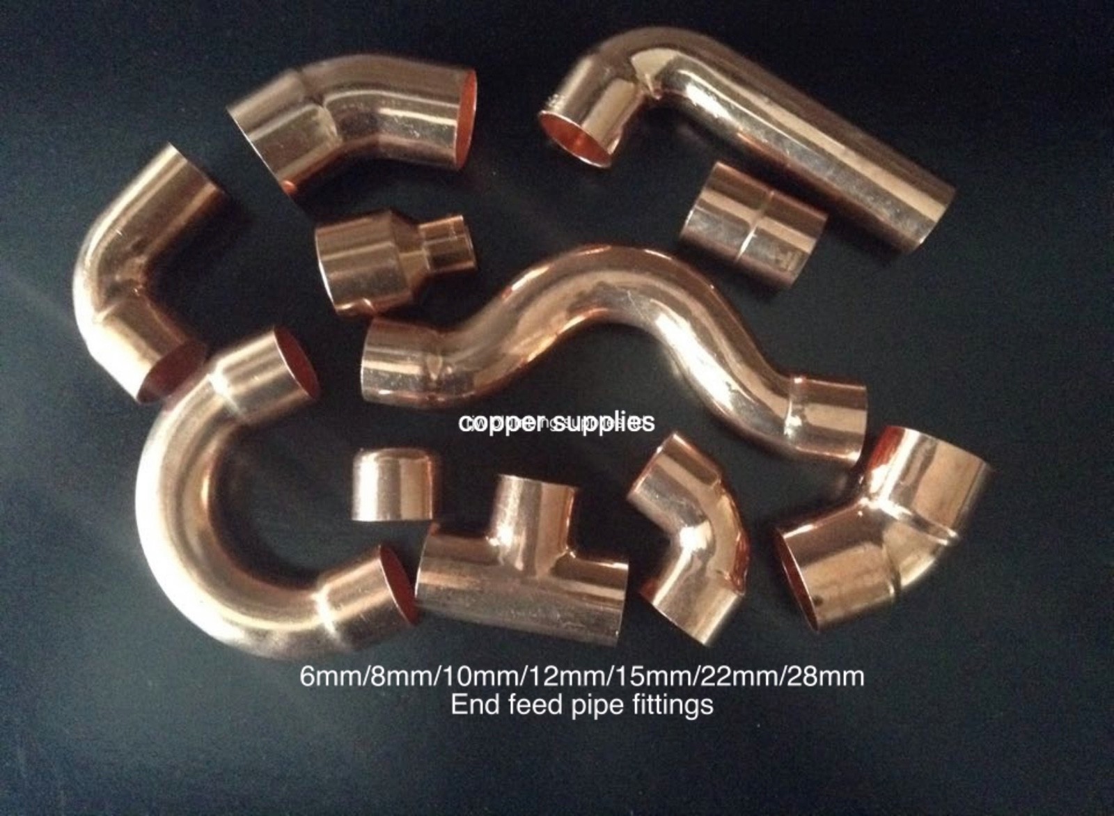 6MM/8MM/12MM/10MM/15MM/22MM/ COPPER END FEED FITTINGS/PLUMBING FITTINGS ...