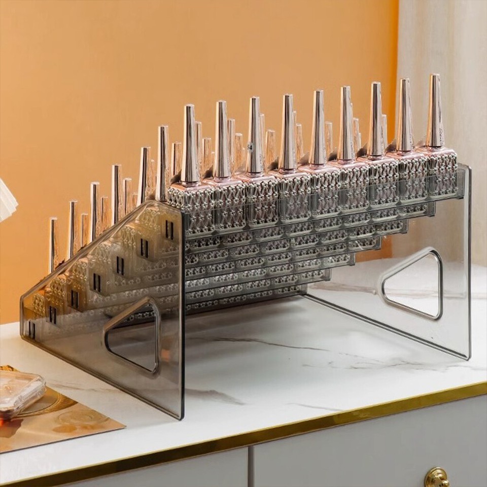 Gray Durable Acrylic Collector Card Display Stand Rack Shelf For ...