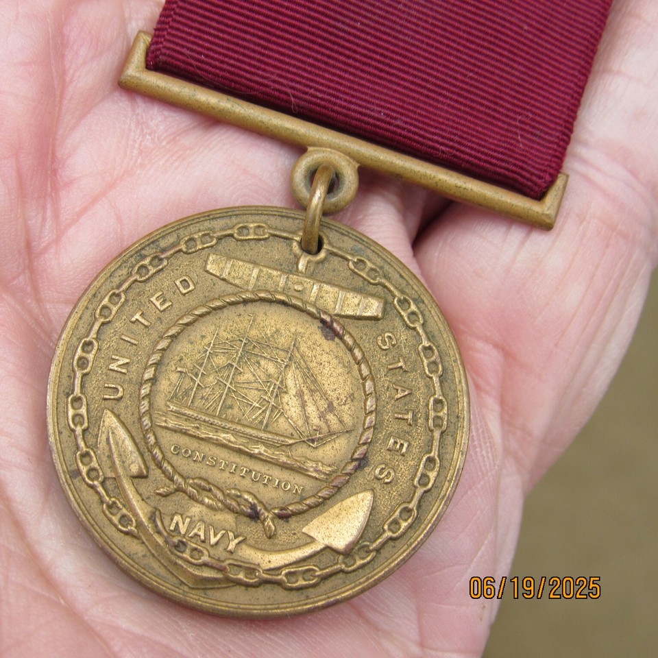 1945 - Named USN Good Conduct Medal Un Researched Name George Perry ...