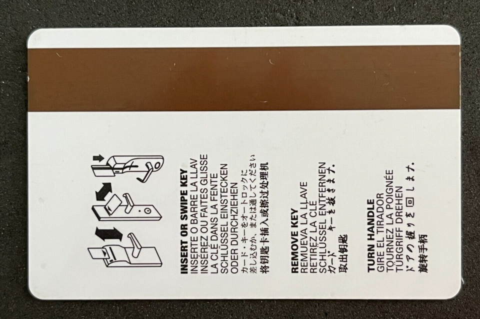 KILAUEA VOLCANO MILITARY CAMP Hotel Room KEY CARD Hawaii Volcanoes NP ...