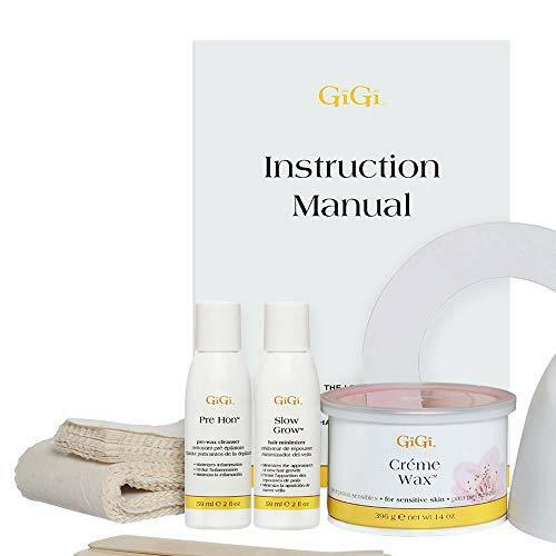 GiGi Mini Pro Kit Professional Salon Starter Hair Waxing Kit 0140 Creme ...