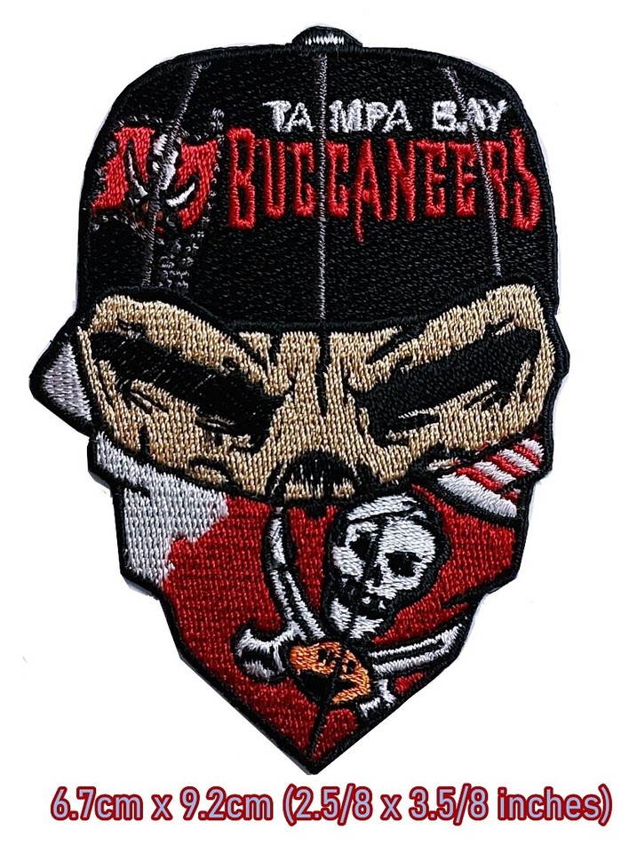 Tampa Bay-Buccaneers Embroidery Patches Iron,Sew(Select options) Thai ...