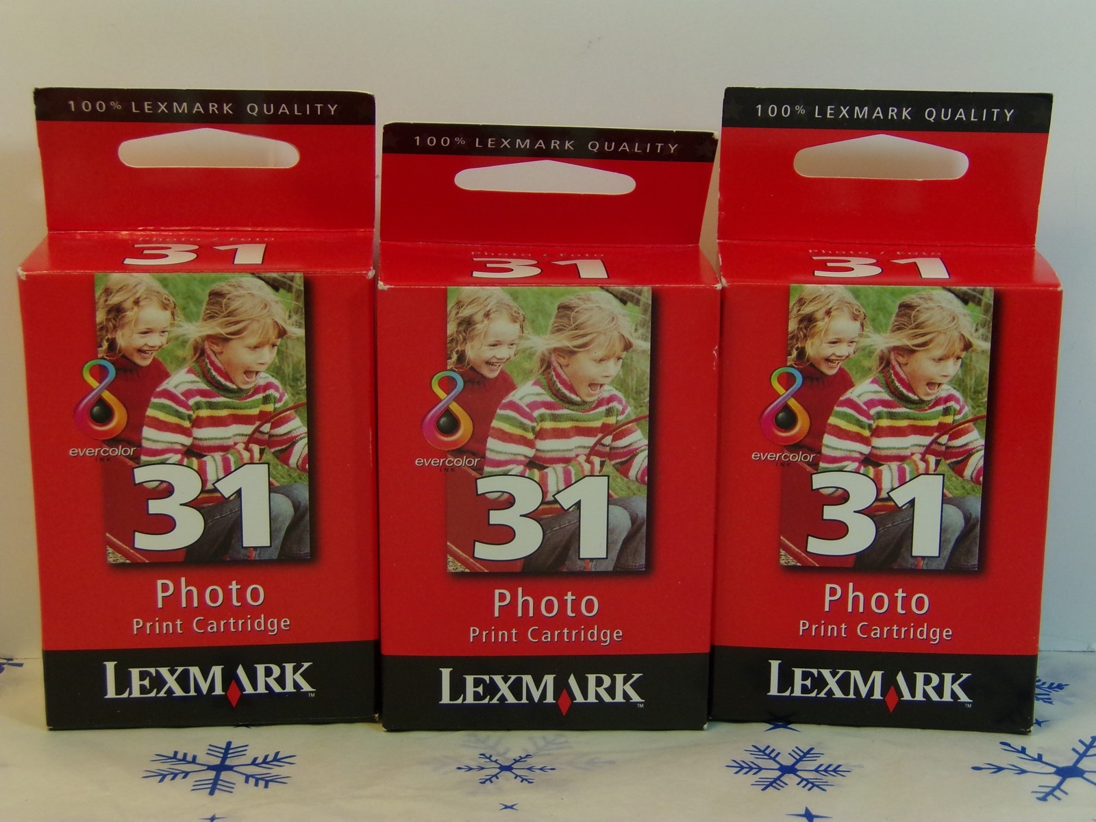 Lot Of 3 Lexmark 31 Photo Print Cartridges Evercolor Ink | eBay