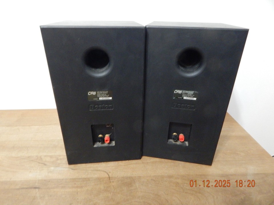 Boston Acoustics CR8 Speaker Monitors USA 8ohms 90's (pair) | eBay