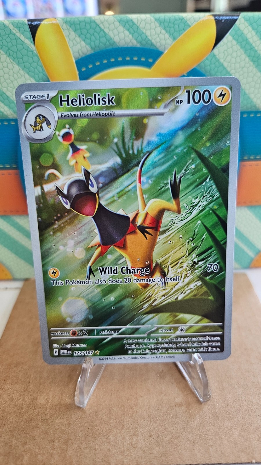 Pokemon - Heliolisk - 177/167 - Full Art - Twilight Masquerade -NM/M | eBay