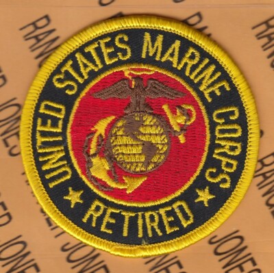 USMC United States Marine Corps EGA Eagle Globe & Anchor RETIRED 3.25 ...