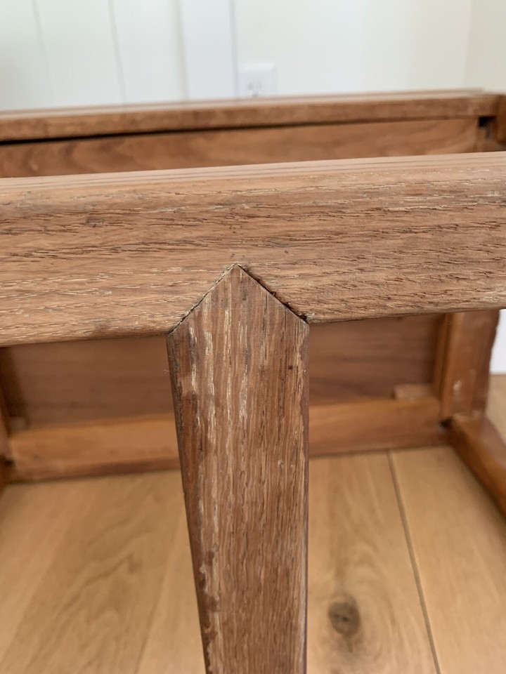 Set Of 2 Jamestown Lounge Co. British Oak Hand Carved End Tables W ...