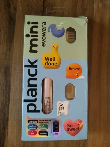 Planck Mini Smart Toothbrush by Evowera Adult PINK 🩷 SHIPS FREE | eBay