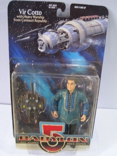 BABYLON 5 Action Figure VIR COTTO & Heavy Warship from Centauri ...